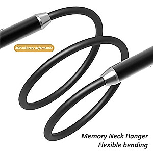Yrmaups Neckband Bluetooth 5.1 Headphones, HD Stereo Wireless Sports Earphones Around Neck Bluetooth EarSet Noise Cancelling Mic Bluetooth Sport Headset