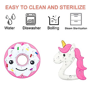 Chew Necklace for Girls-4 Pcs Silicone Chewy Necklaces for Kids or Adults That Like Biting or Have Autism,ADHD,SPD,Teething,Oral Motor Chew Toys Sensory(Pink)