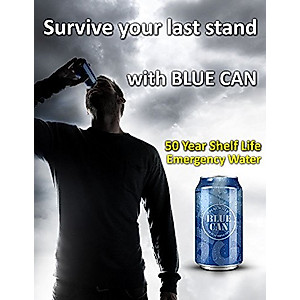 Blue Can Premium Emergency Drinking Water - 12oz 24 Pack
