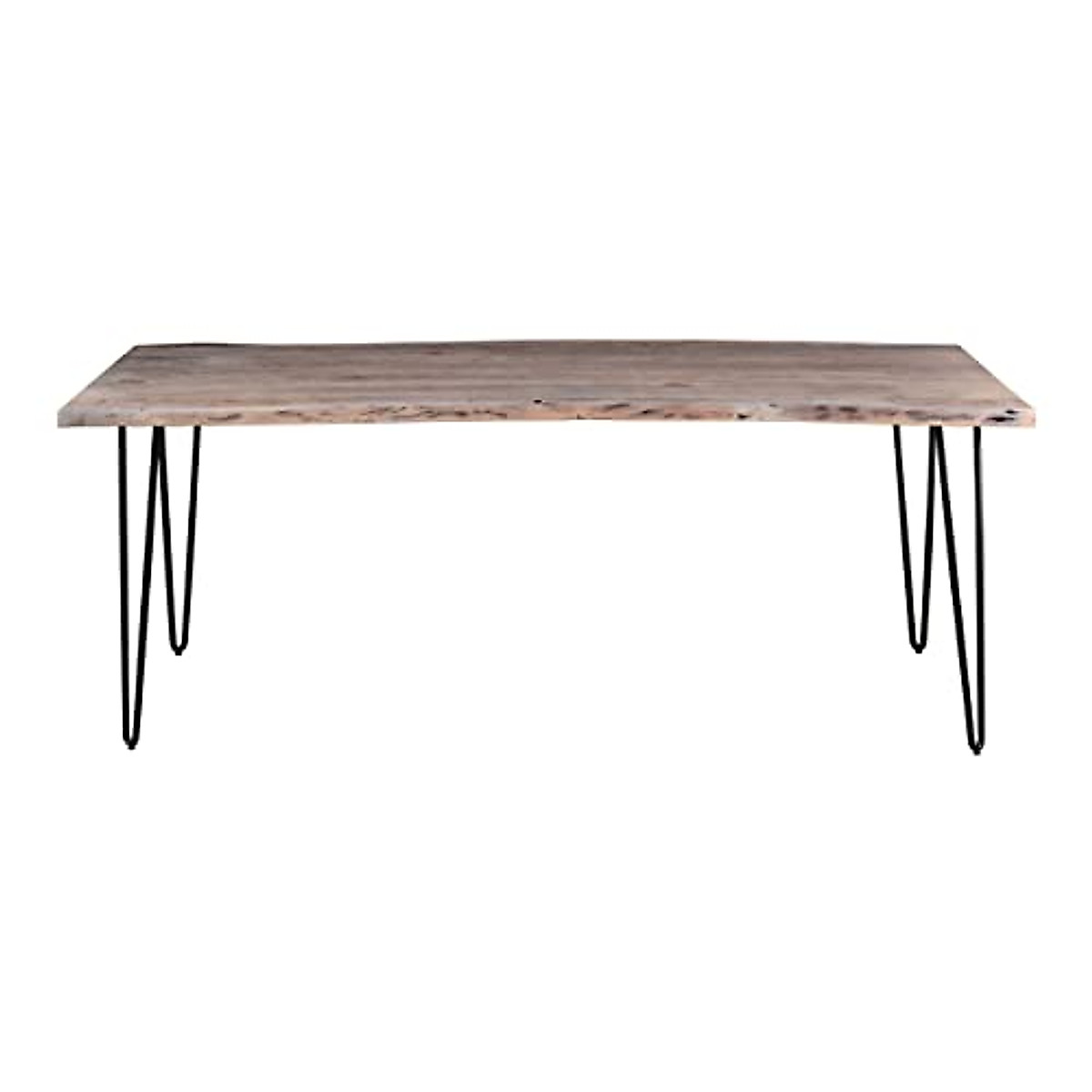 Jofran Nature's Live Edge Dining Table, 79', Slate