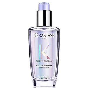 KERASTASE Blond Absolu Cicaextreme Strengthening Hair Oil | For Damaged, Bleached and Highlighted Hair | Repairs and Strengthens | With Hyaluronic Acid & Edelweiss Flower | 3.4 Fl Oz