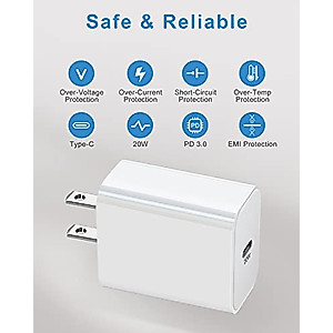 iPhone 14 13 12 11 Fast Charger[Apple MFi Certified], 2-Pack Apple Fast Charger 10FT Long USB-C to Lightning Cable with 20W USB C Wall Charger Block for iPhone 14/13/12/11 Pro Max/Mini/XS/XR, iPad