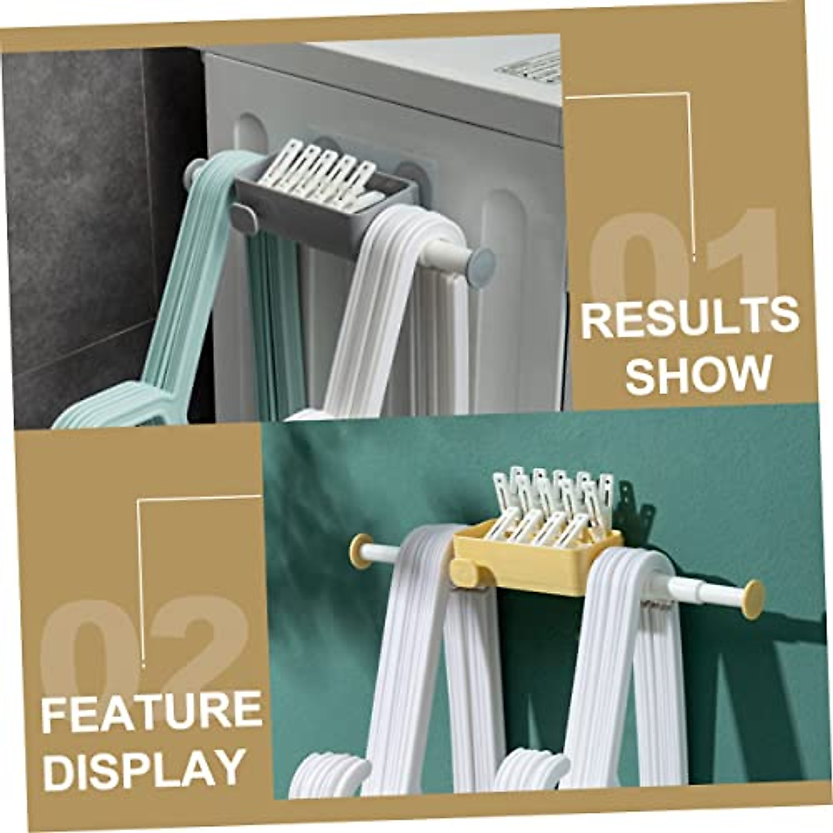 Veemoon Hanger Storage Rack Foldable Garment Rack Multipurpose Hanger Clothes Organizer Rack Hanger Holder Rack Retail Display Rack Hanger Stacker Clothes Hanger Storage Rack Pp Shelf 1pc