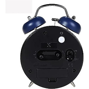 Digital Alarm Clock,Alarm Clock for Bedroom Alarm Clocks 3" Twin Bell Alarm Clock - Loud Alarm with Backlight - Great for Heavy Sleepers - Battery Operated Quartz Analog Clock Bedside Clock ( Color :