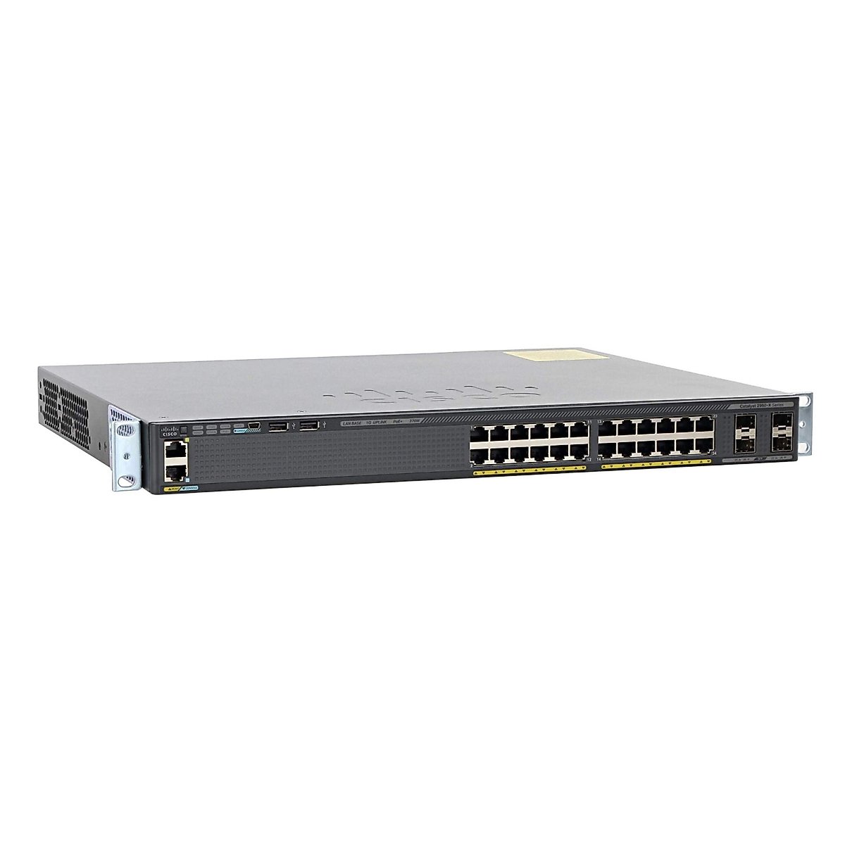 Cisco Catalyst WS-C2960X-24PS-L 24 Port Ethernet Switch with 370 Watt PoE