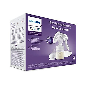 Philips AVENT Manual Breast Pump, SCF430/30, Clear