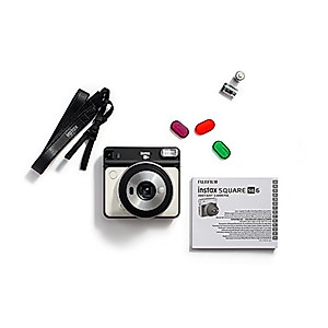 Fujifilm Instax Square SQ6 - Instant Film Camera - Pearl White