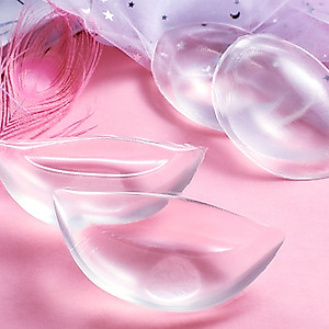 2 Pairs Silicone Bra Pads Inserts Breast Enhancer Bust Push Up Pads Swimsuit Enhancement Bras for Women