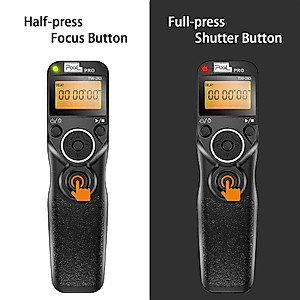 Pixel Wireless Shutter Release Cable Timer Remote Control TW-283 UC1 Compatible for Olympus Cameras