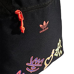 adidas Originals Simple Tote Bag, Black/Pride, One Size