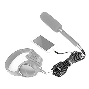 Boya by-BCA7 XLR to Lightning Microphone Cable with Integrated pre-Amplifier to Connect XLR Dynamic Microphones to Apple iPhone and iPad