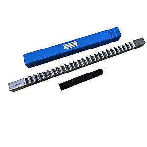 ICZW F Push-Type Keyway Broach Metric Sized High Speed Steel Keyway with Shim Cutting Tool (25mm F)