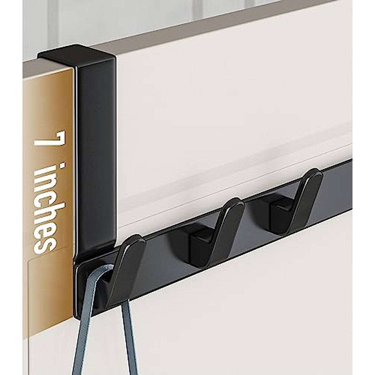 CHAUNCEY HOME Over The Door Coat Hooks, Upgraded Version - Coat Hangers with Extended Arms