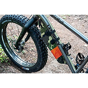 Portland Design Works | Mud Shovel 6.5 Front Bicycle Fender, Woodland Camo