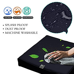 14 Pack Outdoor Patio Cushions Replacement Covers Fit for 7 Pieces 6-Seater Wicker Rattan Furniture Conversation Set Sectional Sofa Cushion Pillow,Water-Resistant Durable Fadeless,Navy-Covers Only