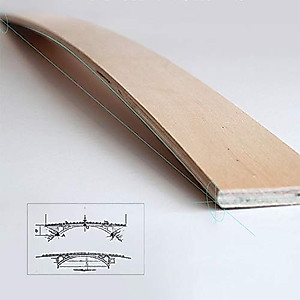 Replacement Support Wooden Slats for Metal Bed Frame Holders Kits Wood
