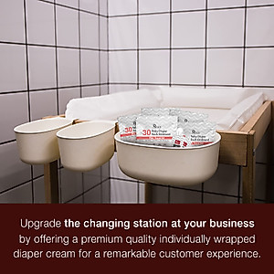 Maki’s Baby Diaper Cream - Diaper Rash Ointment For Newborns - Portable Baby Must Haves For Rash Prevention And Treatment - Spill Proof Baby Ointment For Diaper Rashes - Set Of 30 Single Use Baby Rash Cream - .105 oz Per Packets