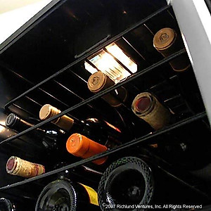 Danby DWC350BLPA 35 Bottle Wine Cooler - Platinum