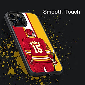 Personalized Hockey Name Phone Cover for iPhone 15 14 13 12 11 Pro Max|Samsung Galaxy S24 S23 S22 S21 S20 FE PLUS|Z Flip 3/4|A15 A25 A34 A14 A54 A03S A53 A13 A32|Note 20 10|Moto G|Pixel 5 6 7