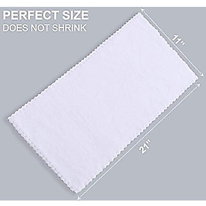 8 Pack Large Burp Cloths for Baby - 20" by 10" Ultra Absorbent Burping Cloth, Washcloths, Newborn Towel - Milk Spit Up Rags Burp Clothes for Unisex, Boy, Girl (White)