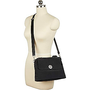 Baggallini International Antwerp Satchel, Sterling Shimmer