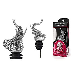 Stainless Steel Elephant Wine Pourer & Aerator & Wine Diffuser MORE ANIMALS AVAILABLE