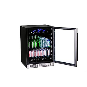 Azure A224BEV-S 24" Undercounter Beverage Center with 5.6 cu ft Capacity