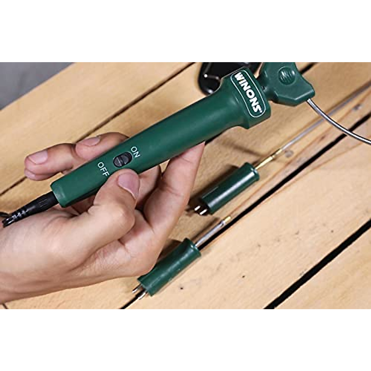 WINONS Hot Wire Foam Cutter, WFC-0001 Polystyrene and Styrofoam Cutter Same as a Hot Knife Foam Cutter, Electric Carving Knife-Kit of 3 Tools