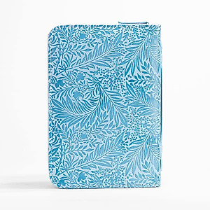 Divinity Boutique Bible Cover XXL - Blue Floral Love has Been Poured into Our Hearts - Romans 5:5
