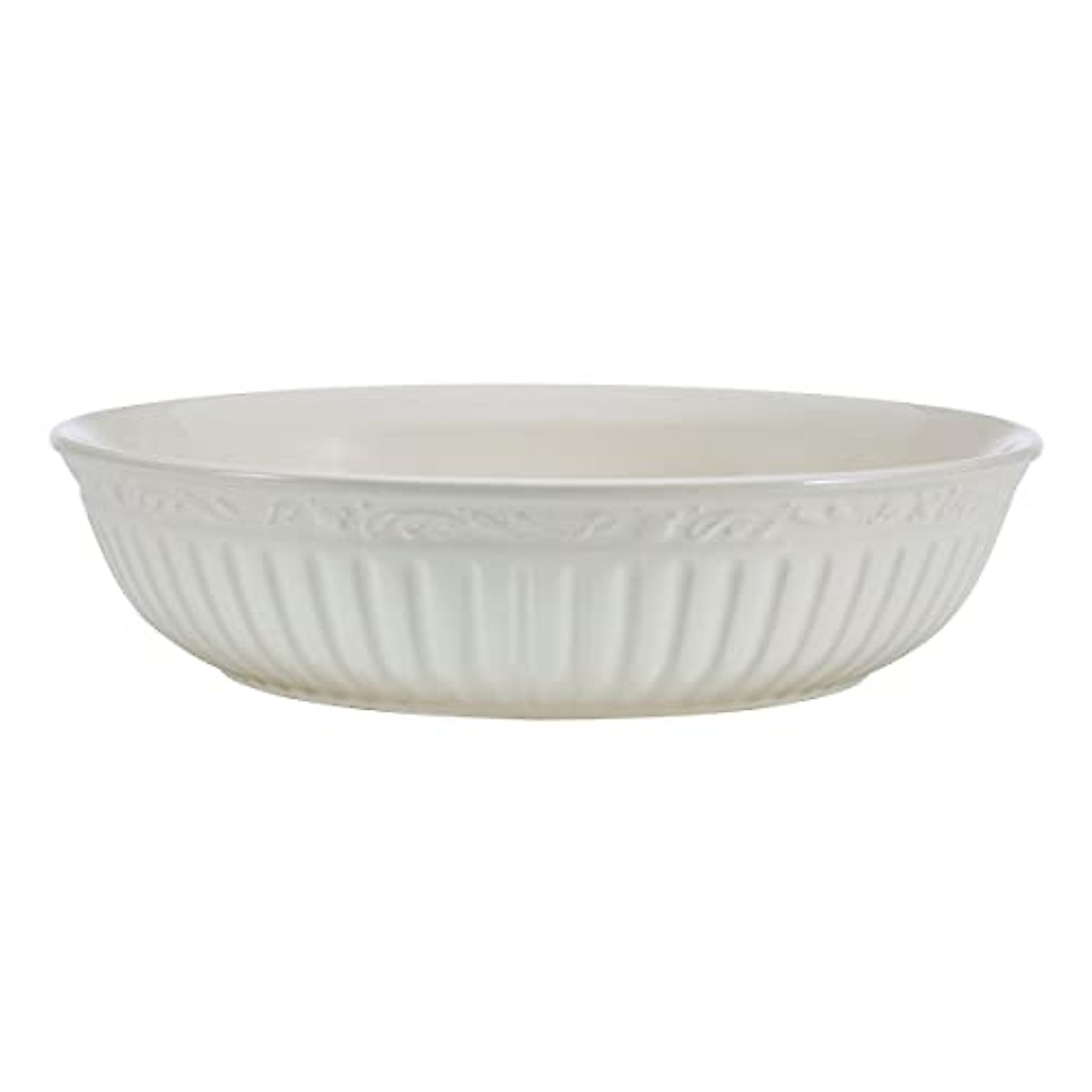 Mikasa Italian Countryside Set of 4 Pasta Bowls, 9.25 Inch, Cream