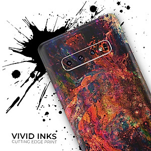 DesignSkinz Liquid Abstract Paint Remix V65 Protective Vinyl Decal Wrap Skin Cover Compatible with The Samsung Galaxy S20 (Screen Trim & Back Glass Skin)