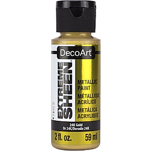 DecoArt Extreme Sheen Paint- 24k Gold, 2fl oz
