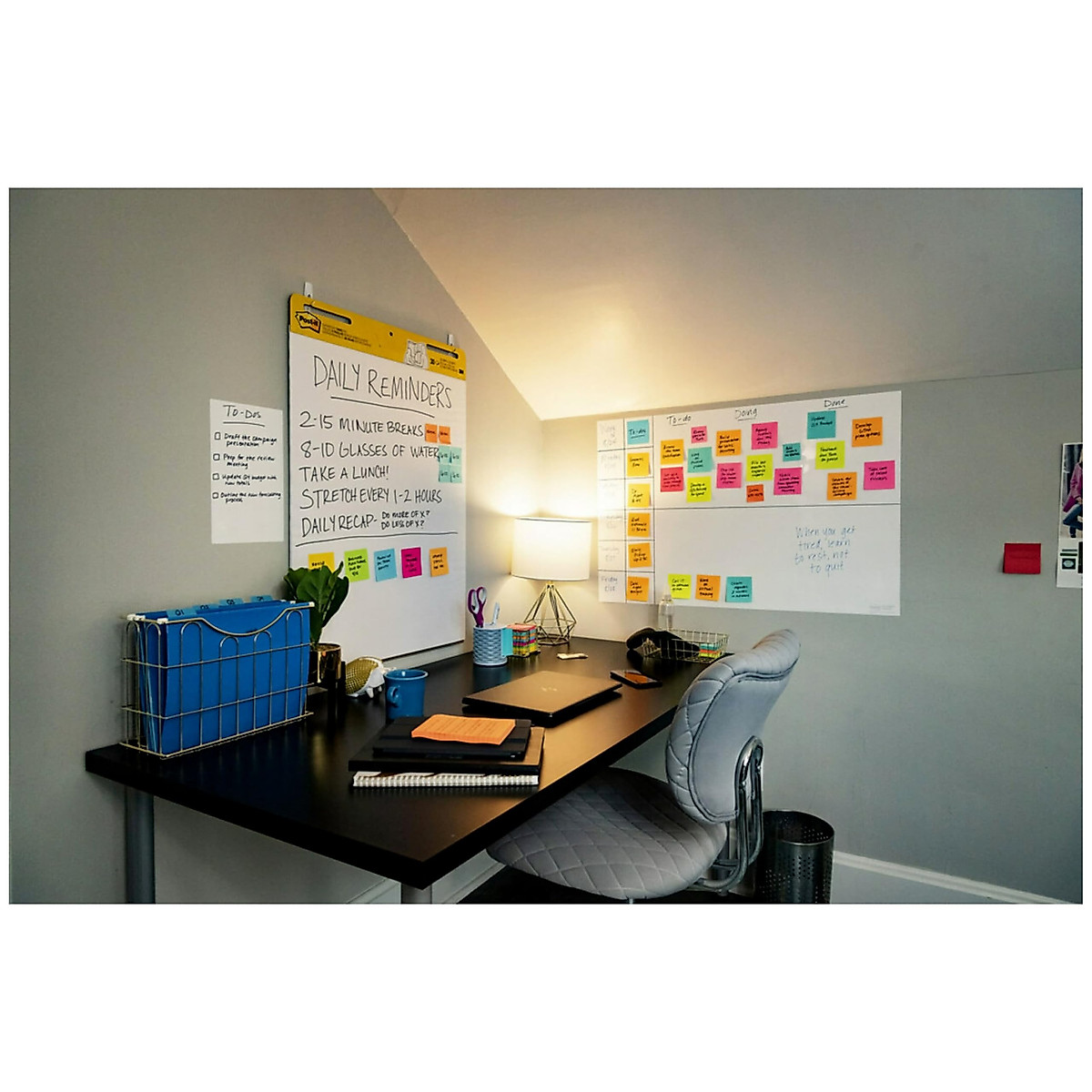 Post-it Super Sticky Easel Pad, 25 x 30 Inches, 30 Sheets/Pad, 2 Pads (560), Large White Grid Premium Self Stick Flip Chart Paper, Super Sticking Power