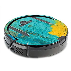 MightySkins Skin Compatible with Shark Ion Robot R85 Vacuum Minimum Coverage - Acrylic Blue | Protective, Durable, and Unique Vinyl wrap Cover | Easy to Apply, Remove | Made in The USA