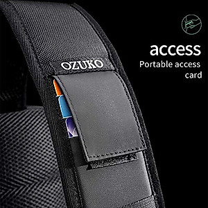OZUKO Men Chest Crossbody Bags Waterproof Sports Shoulder Fashion Usb Multifunctional Sling Bag (Black)