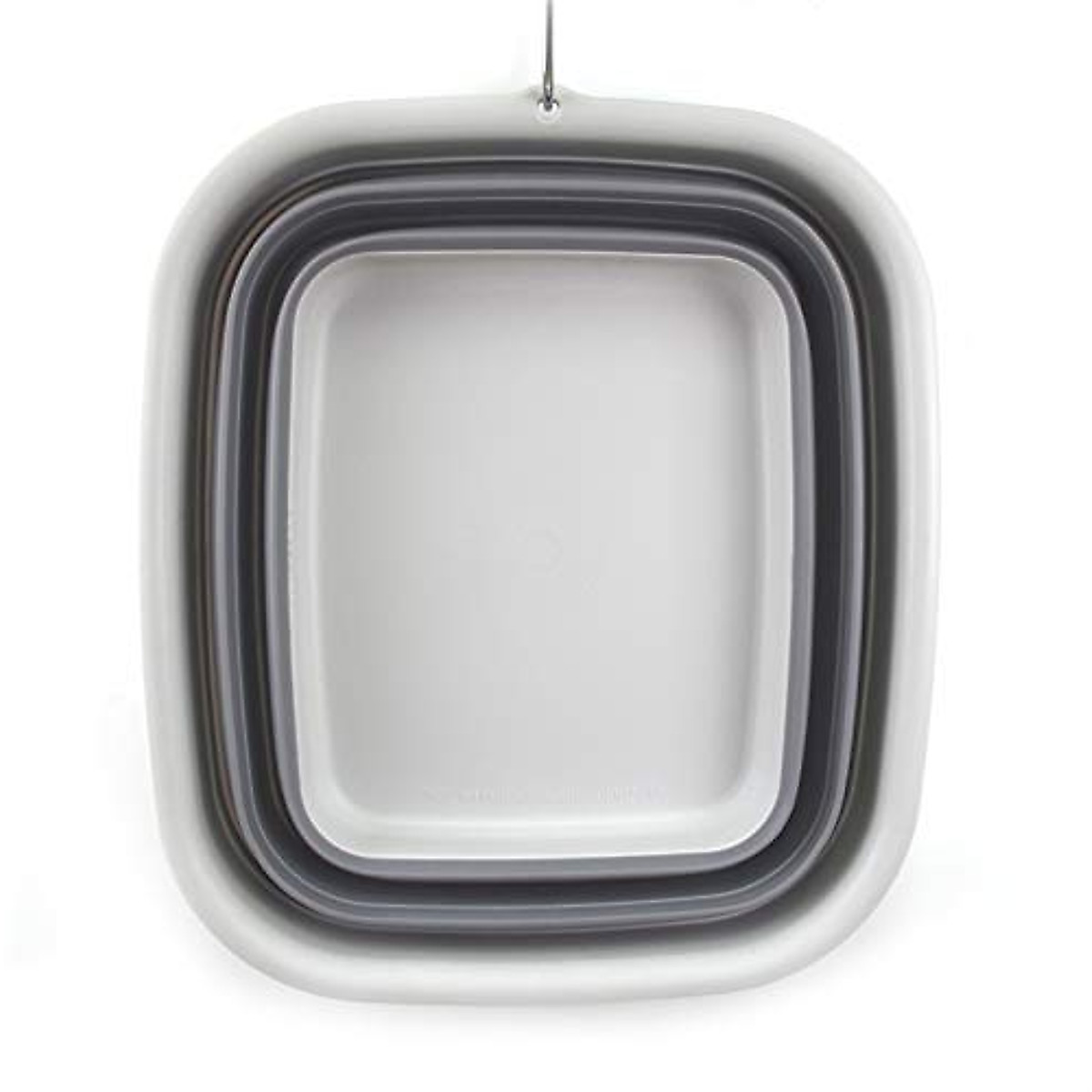 SAMMART 15L Collapsible Tub (Dark Grey, 1)