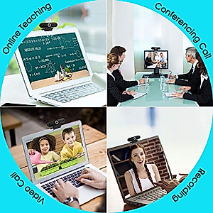 XPCAM 4K Webcam, Webcam 8MP HD Computer Camera with Microphone, Pro Streaming Web Camera with Privacy Shutter and Tripod, Desktop Laptop USB Webcams