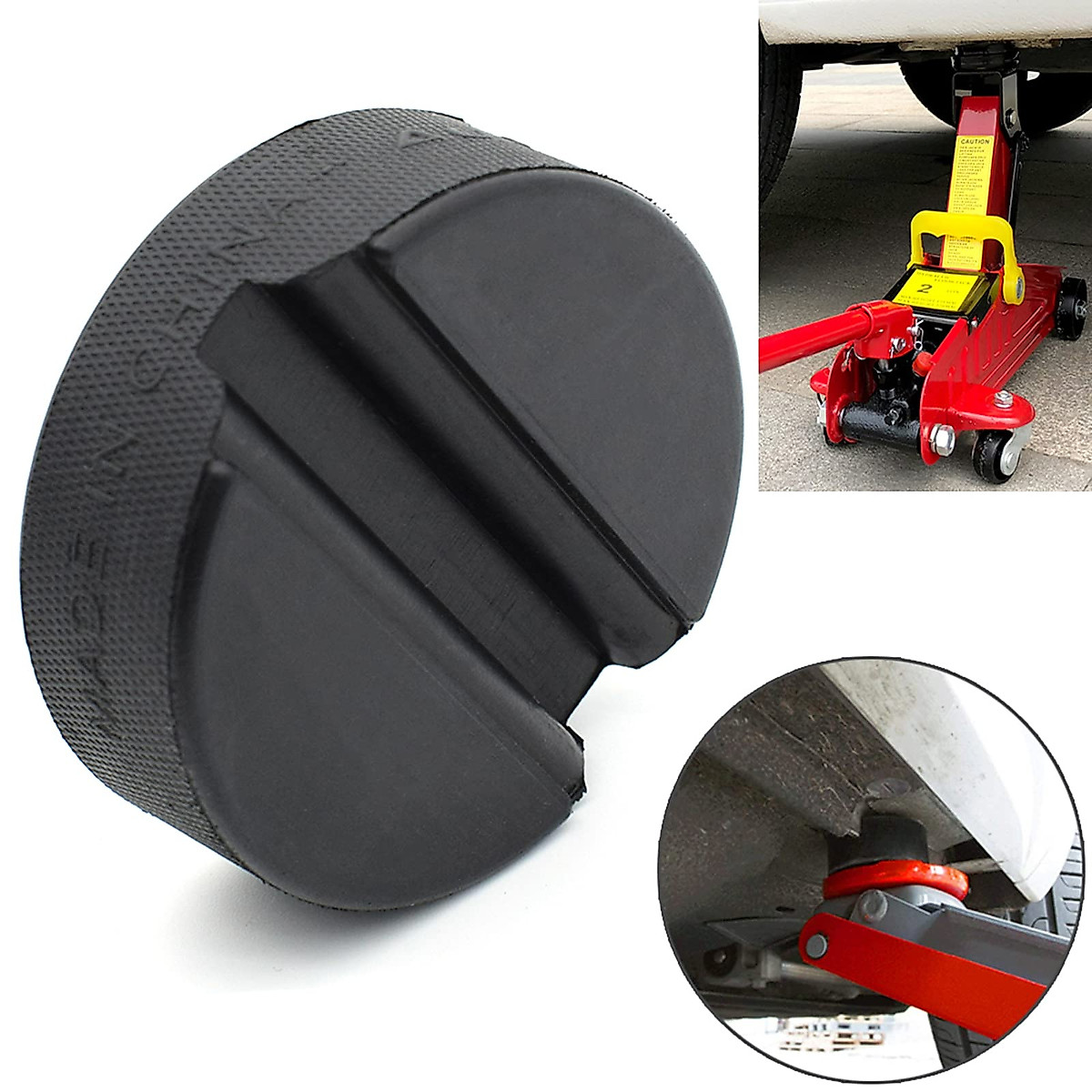 AUTOXBERT Jack Pad Adapter Rubber Anti-Slip Rail Support Block Heavy Duty Car Lift Tool Accessories for VW Audi Seat Skoda Jacking Points