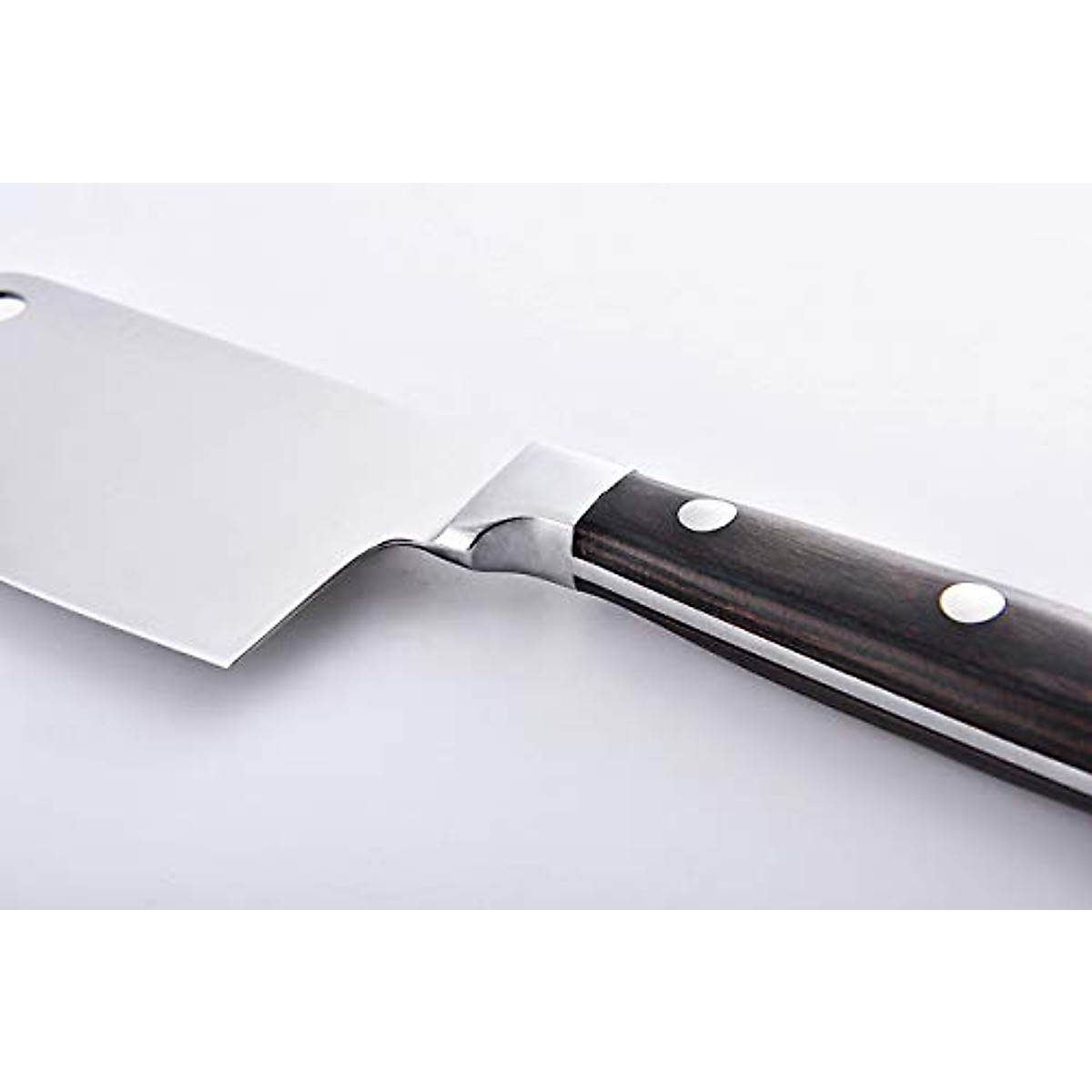 Seven Lotus Cheese Knife - Sharp Premium Stainless Steel Hatchet Blade - Original Home Essentials - Bar Tool Knives - Unique Gift - Perfect for Cutting Parmesan to Brie Cheeses - Great for Picnic