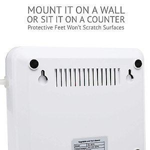 Ivation Portable Ozone Generator 600mg/h – Multipurpose Air Sterilizing & Freshening System w/2 Silicone Tubes, 2 Diffuser Stones & Timer; Purifies Air, Water, Food, Toothbrush