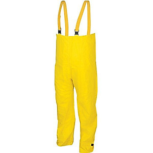 MCR Safety 8402X5 Hydroblast Neoprene/Nylon 2-Piece Rainsuit with Attached Hood, Yellow, 5X-Large