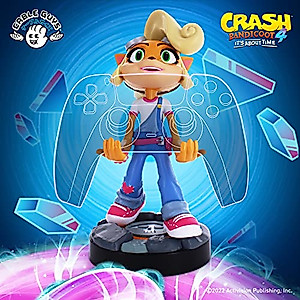 Exquisite Gaming: Crash Bandicoot 4: Coco - Original Mobile Phone & Gaming Controller Holder, Device Stand, Cable Guys, Licensed Figure
