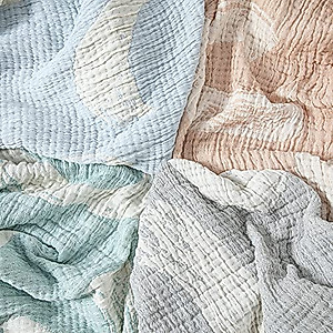 amorchoice Muslin Throw Blanket - Soft and Lightweight All-Season Cotton Gauze Throw Blanket for Warm Cozy Comfort, Perfect for Adults (Grey, 60×80)