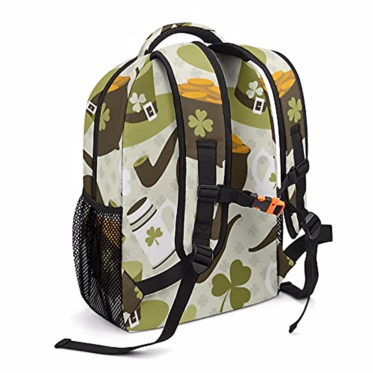 St. Patrick's Day Kids Backpack, Student School Bags for Boys & Girls, Bookbags with Adjustable Strapfor Travel