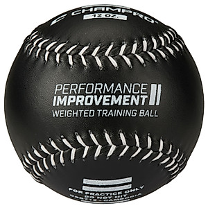 Champro Training Softball, Package (Black, 12-Inch/12-Ounce)