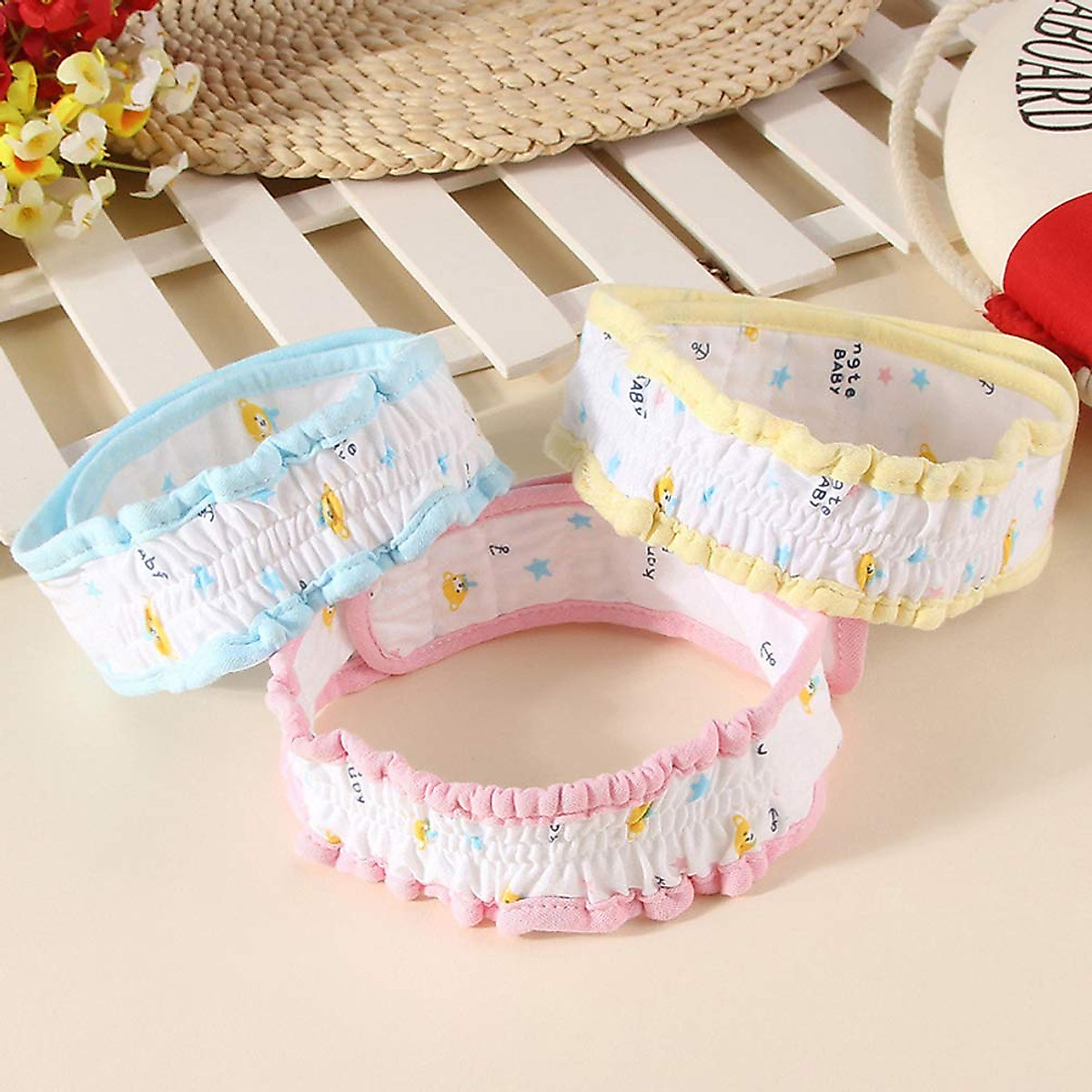 Tomaibaby 3pcs Diaper Buckle Adjustable Cute Infant Toddler Diaper Fixed Belt Buckle Replacement Diaper Needles Replaces Diaper Pins for Baby(Random Pattern)