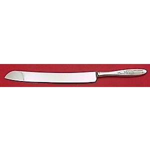Rose Solitaire by Towle Sterling Silver Wedding Cake Knife Custom Made HHWS 12"