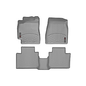 WeatherTech Custom Fit FloorLiners for Toyota Camry - 1st & 2nd Row (46051-1-3), Grey