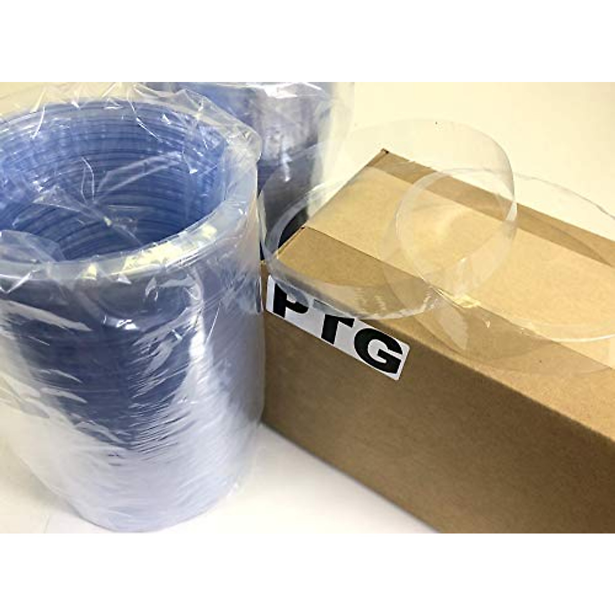 Clear Heat Shrink Bands - Fits Round Plastic Soup/Deli Container 250/Pk (Pack of 250)