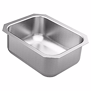 Moen GS18440 1800 Series 16-inch 18 Gauge Undermount Single Bowl Stainless Steel Kitchen or Bar Sink